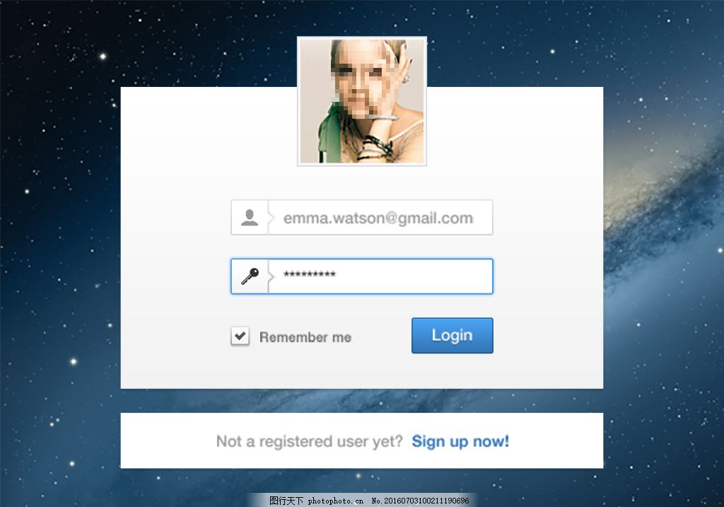 登录界面login图片_其他_移动界面-图行天下素材网