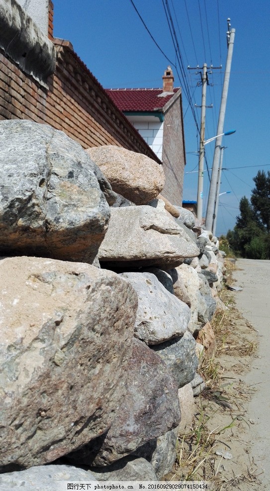 石头堆图片_装饰画_建筑空间-图行天下素材网